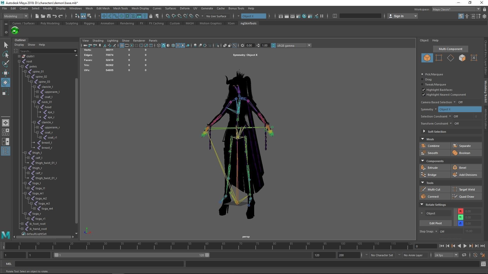 3D model Dark Princess VR / AR / low-poly rigged | CGTrader