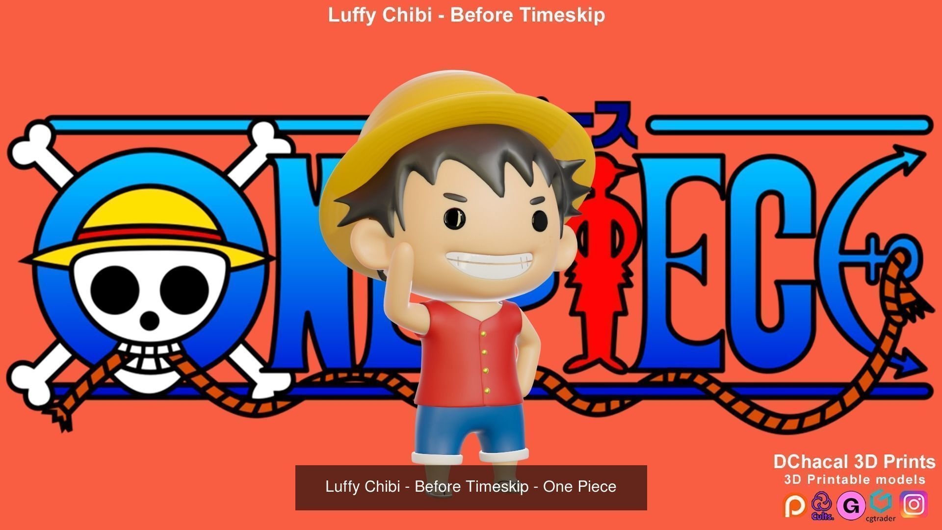 Chibis - One Piece 3D Model Collection 3D printable | CGTrader