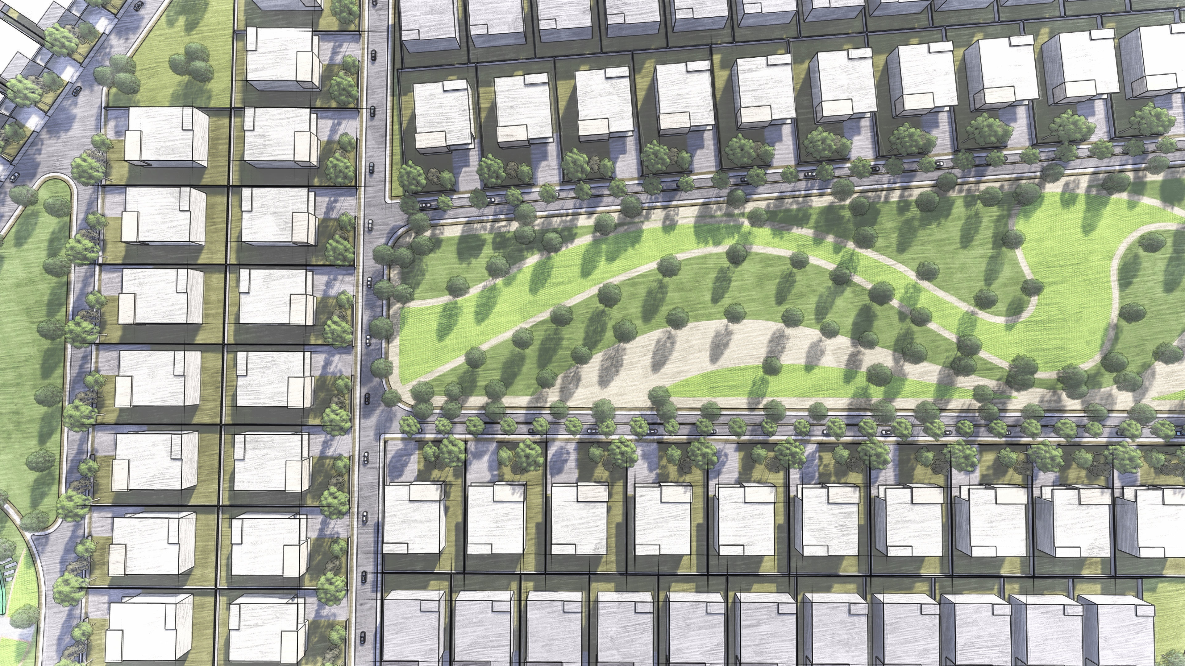 Affordable housing community project 3d model 3D model | CGTrader