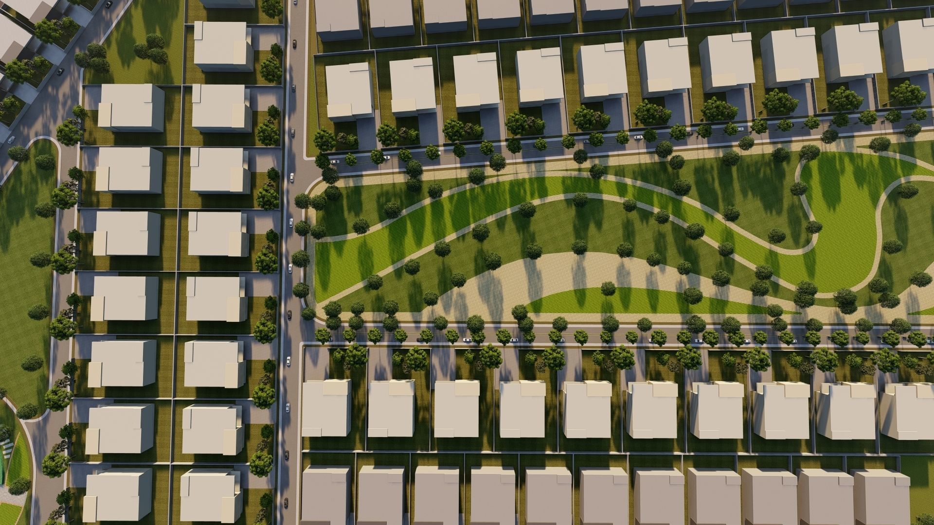 Affordable housing community project 3d model 3D model | CGTrader