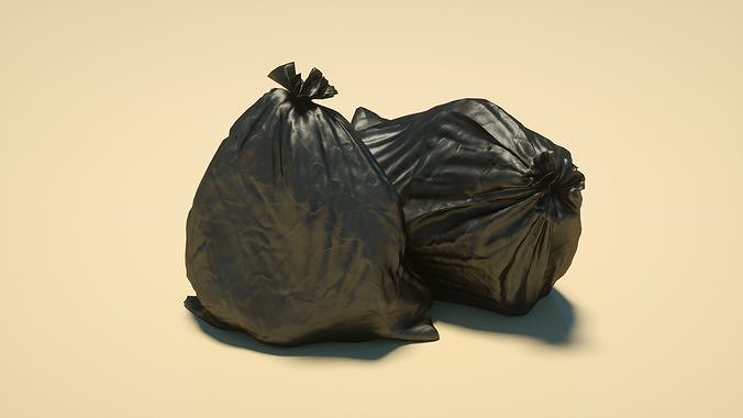 3D model Garbage bag garbage C4D model VR / AR / low-poly | CGTrader
