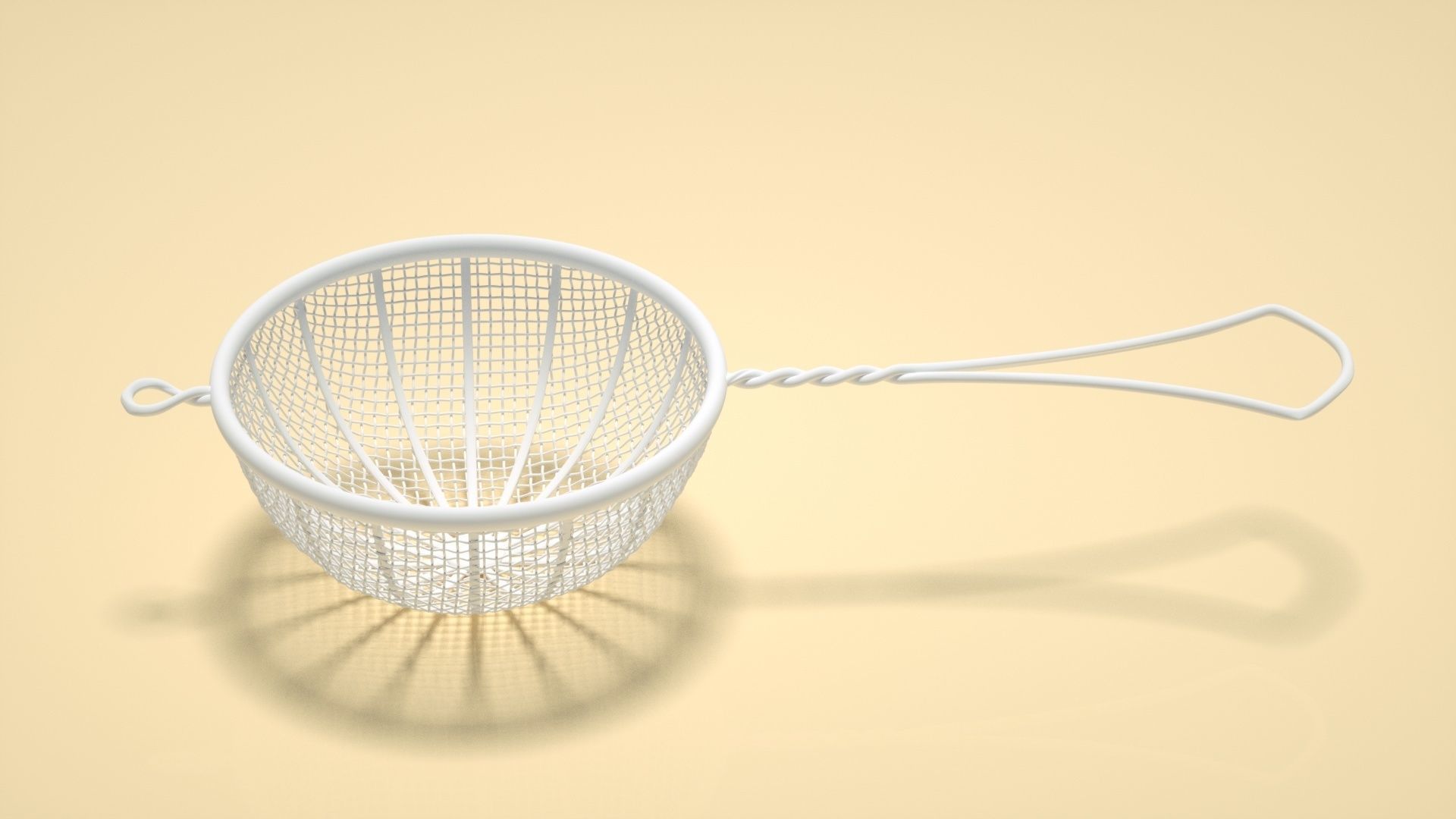 3D model Stainless steel colander tight leak kitchen utensils VR / AR ...