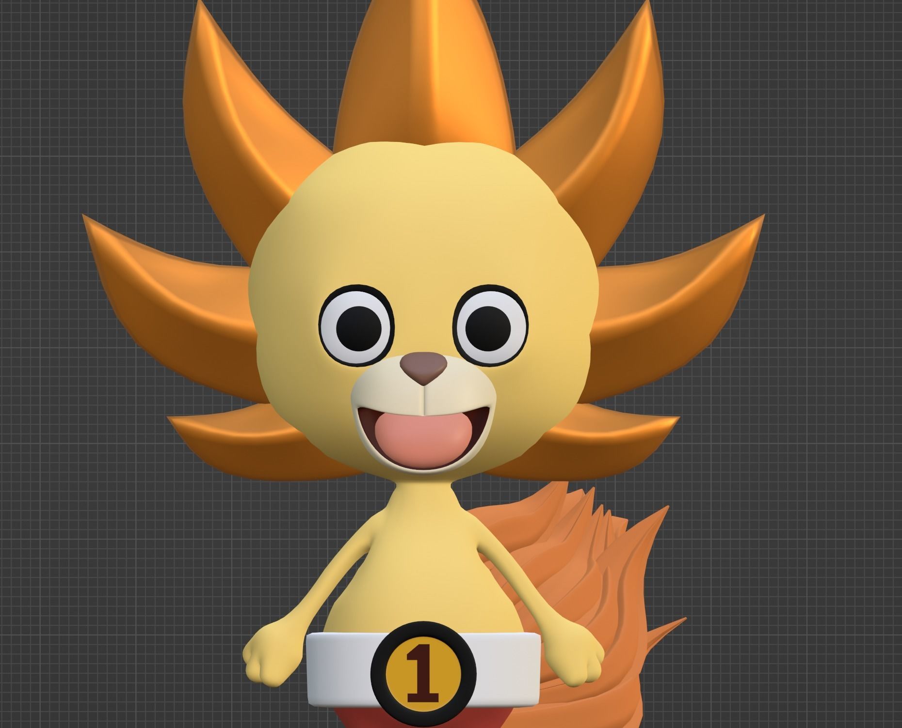 Sunny Kun - One Piece 3D model rigged | CGTrader