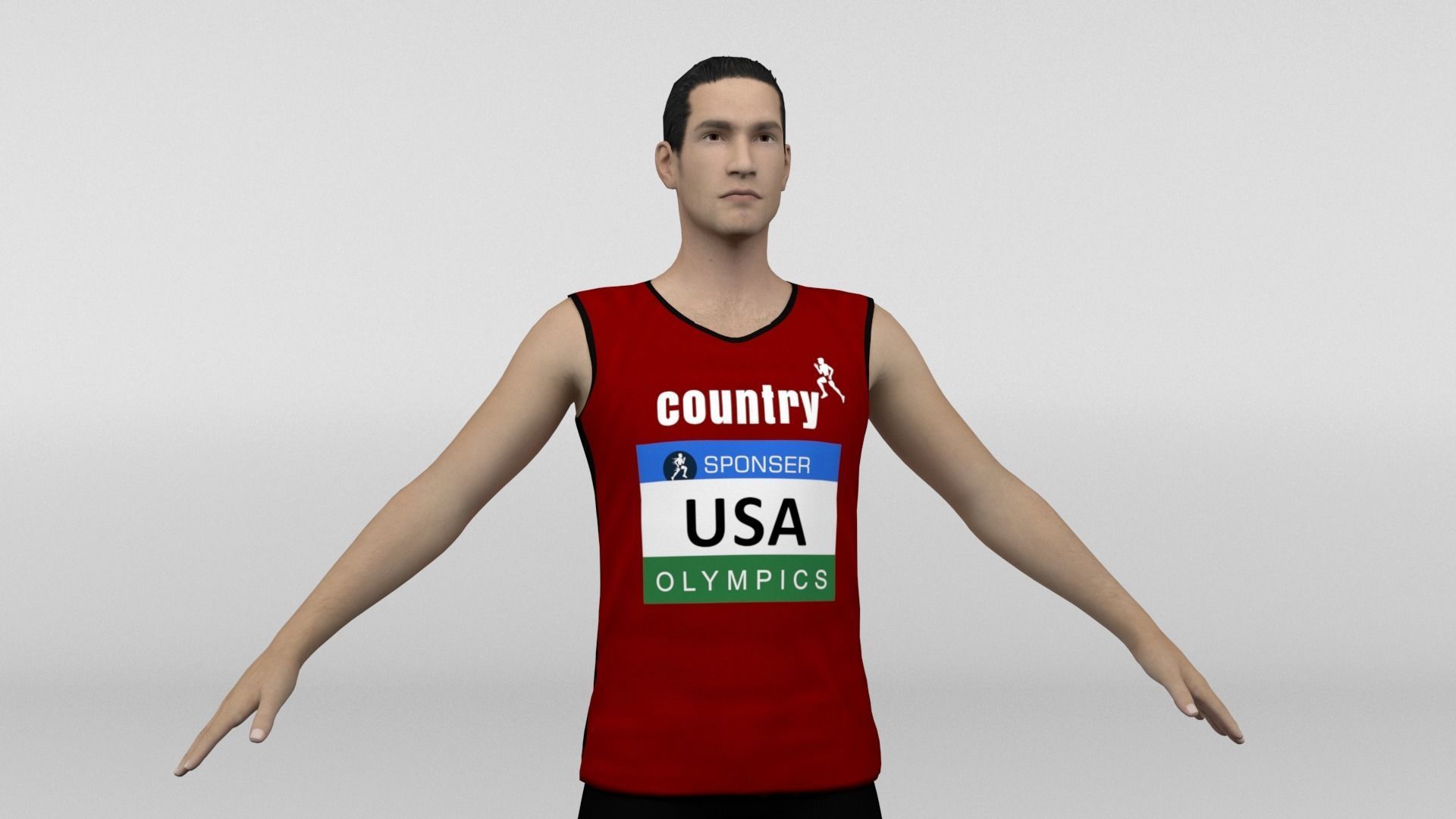 Athletic Runners 8 in 1 3D model | CGTrader