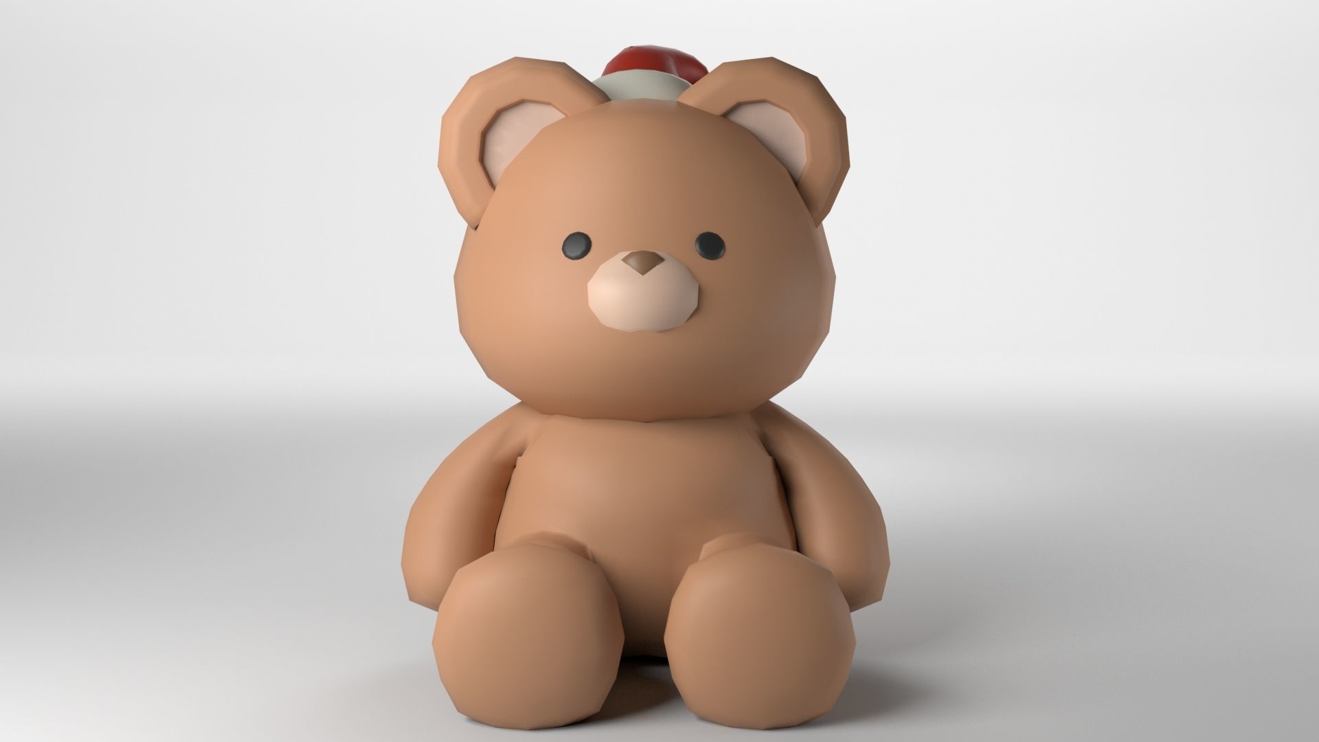 3D model Low poly - Cute Teddy Bear VR / AR / low-poly | CGTrader