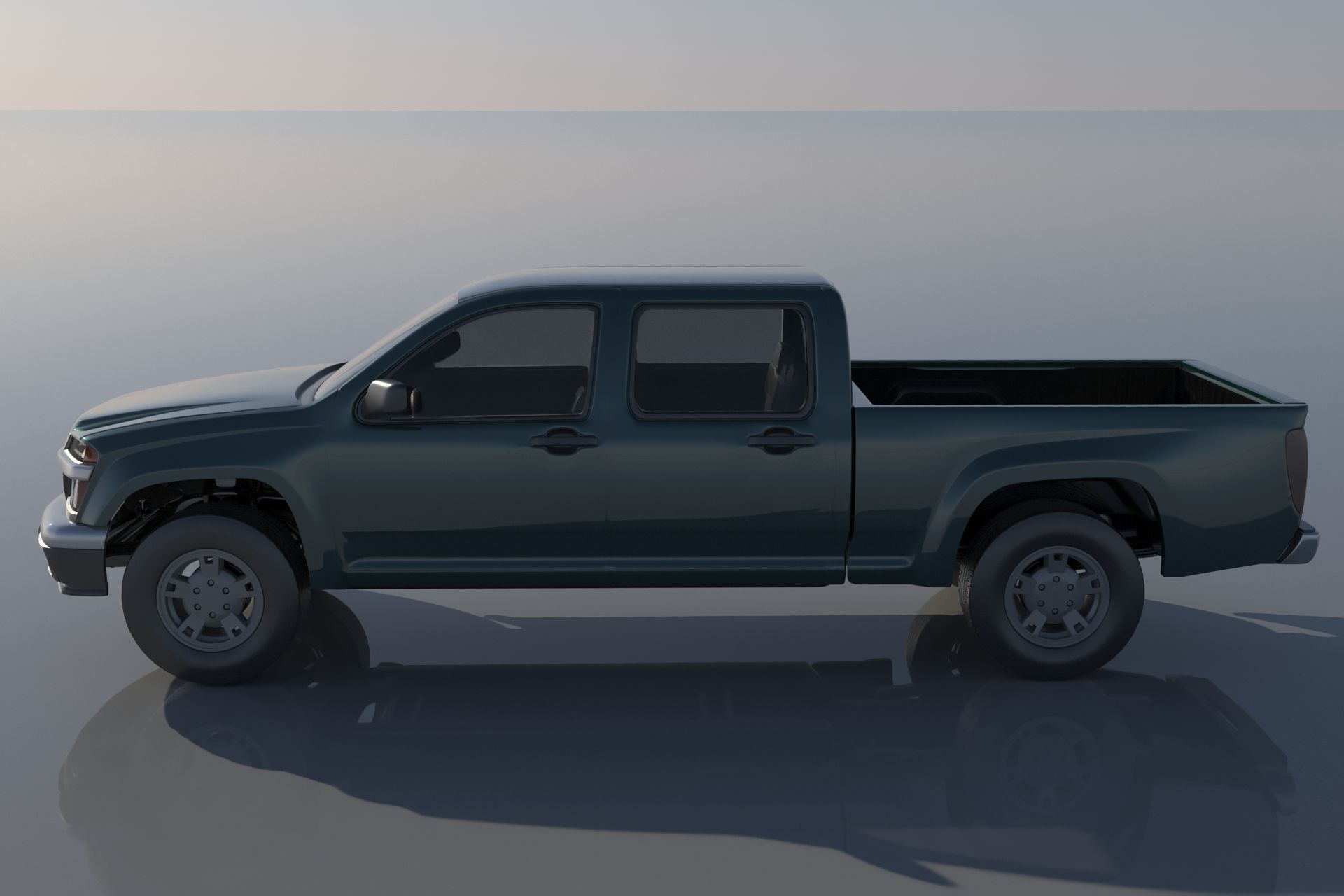 Chevrolet Colorado 2005 Crew Cab 3D model 3D printable | CGTrader