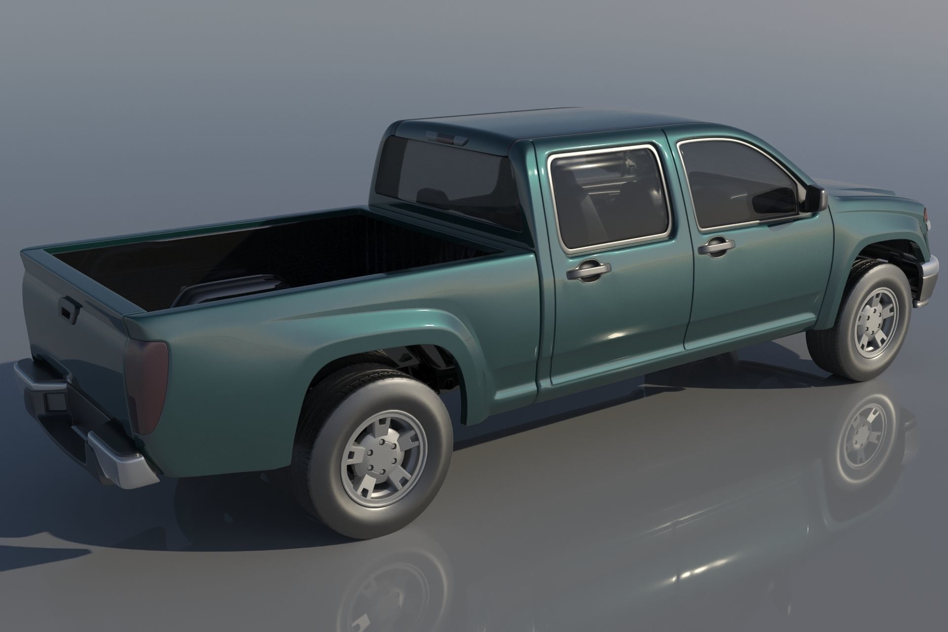 Chevrolet Colorado 2005 Crew Cab 3D model 3D printable | CGTrader