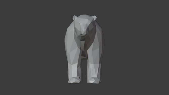 3D model Polygon Bear Low-Poly 3D Model VR / AR / low-poly | CGTrader