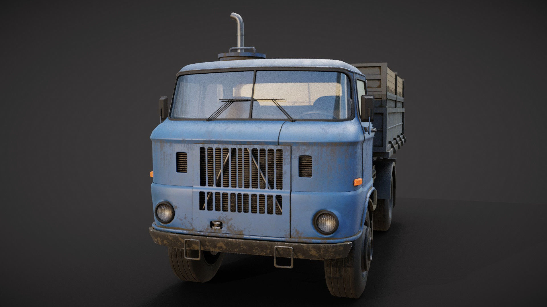 3D model IFA w50 Truck VR / AR / low-poly | CGTrader