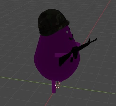 potato soldier free 3D model | CGTrader