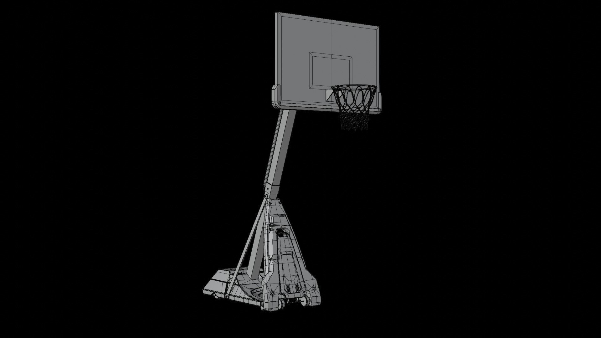 Portable Basketball Hoop 3D model | CGTrader