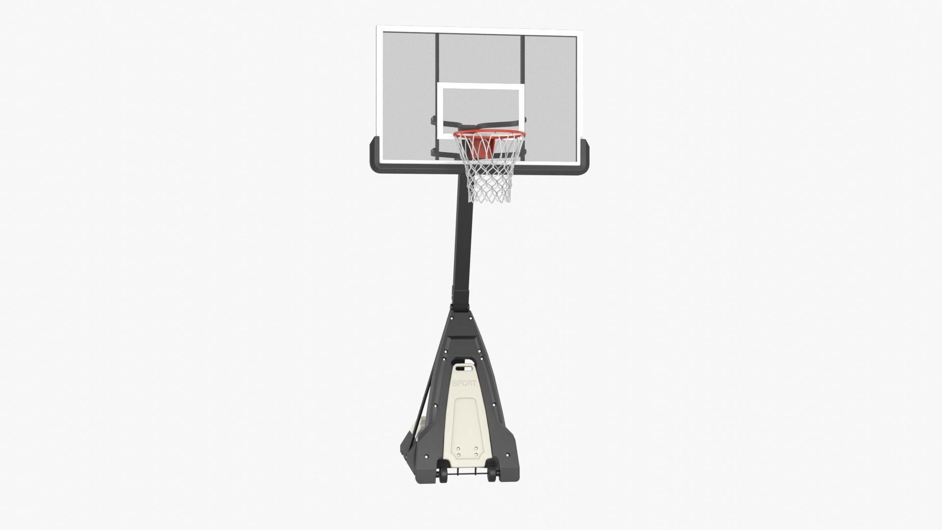 Portable Basketball Hoop 3D model | CGTrader