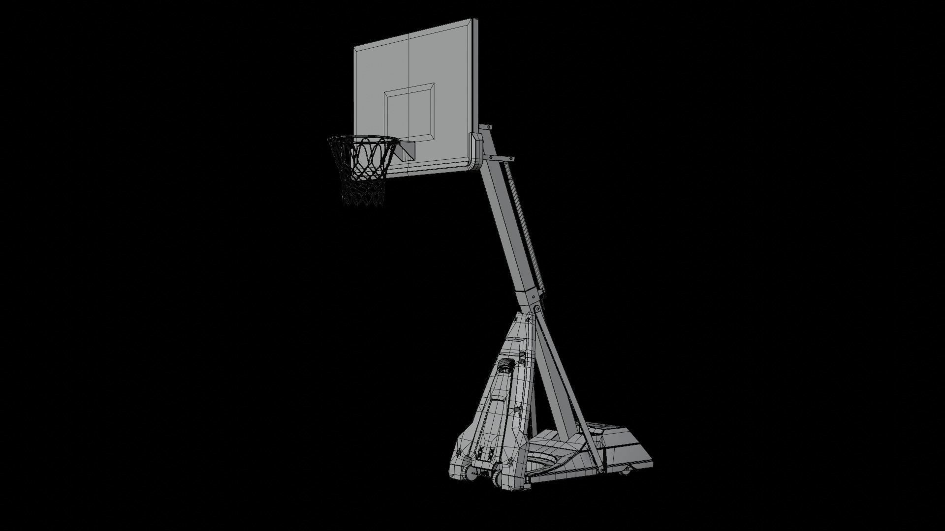 Portable Basketball Hoop 3D model | CGTrader