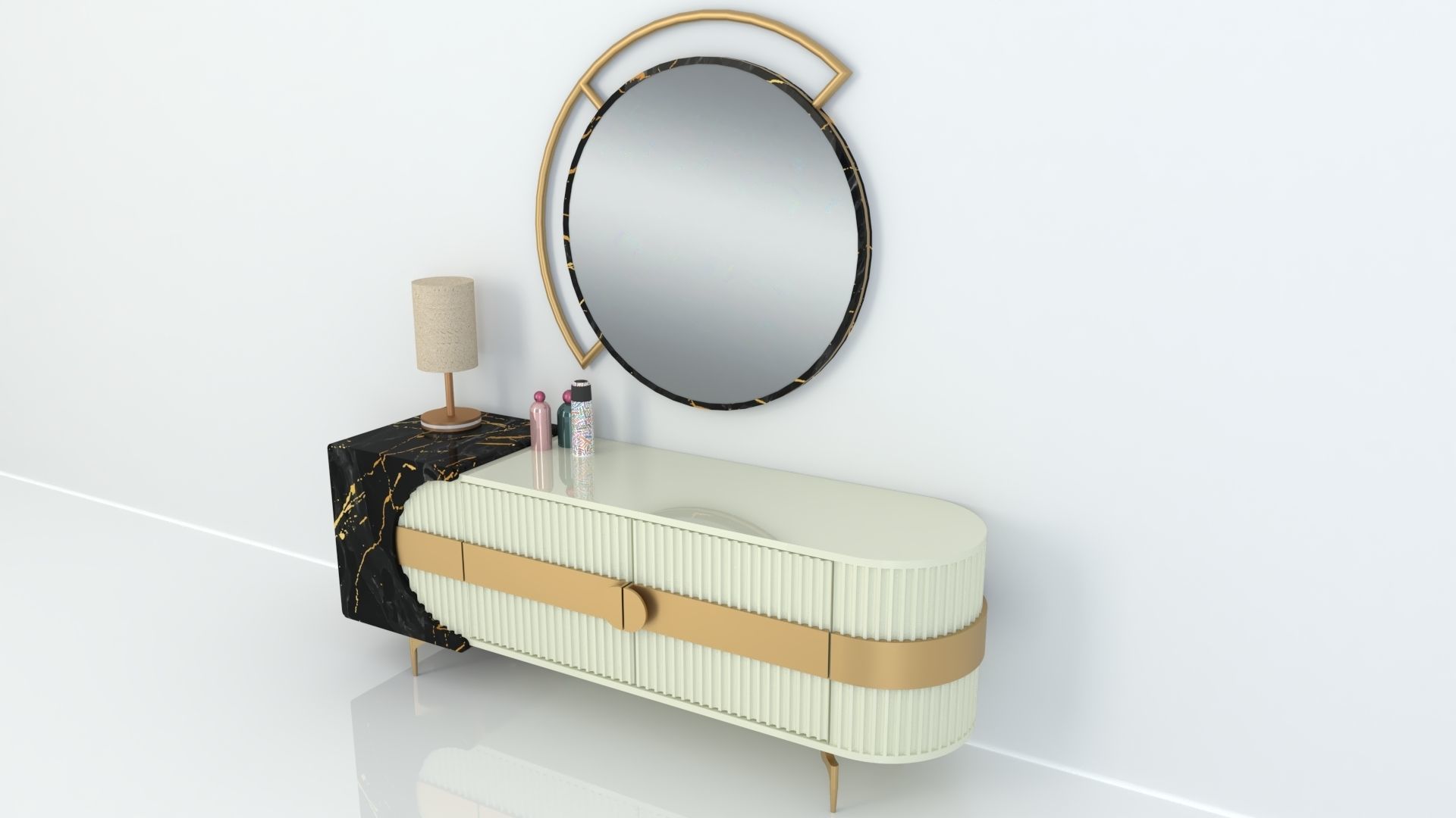 Vanity Dressing Table free 3D model | CGTrader