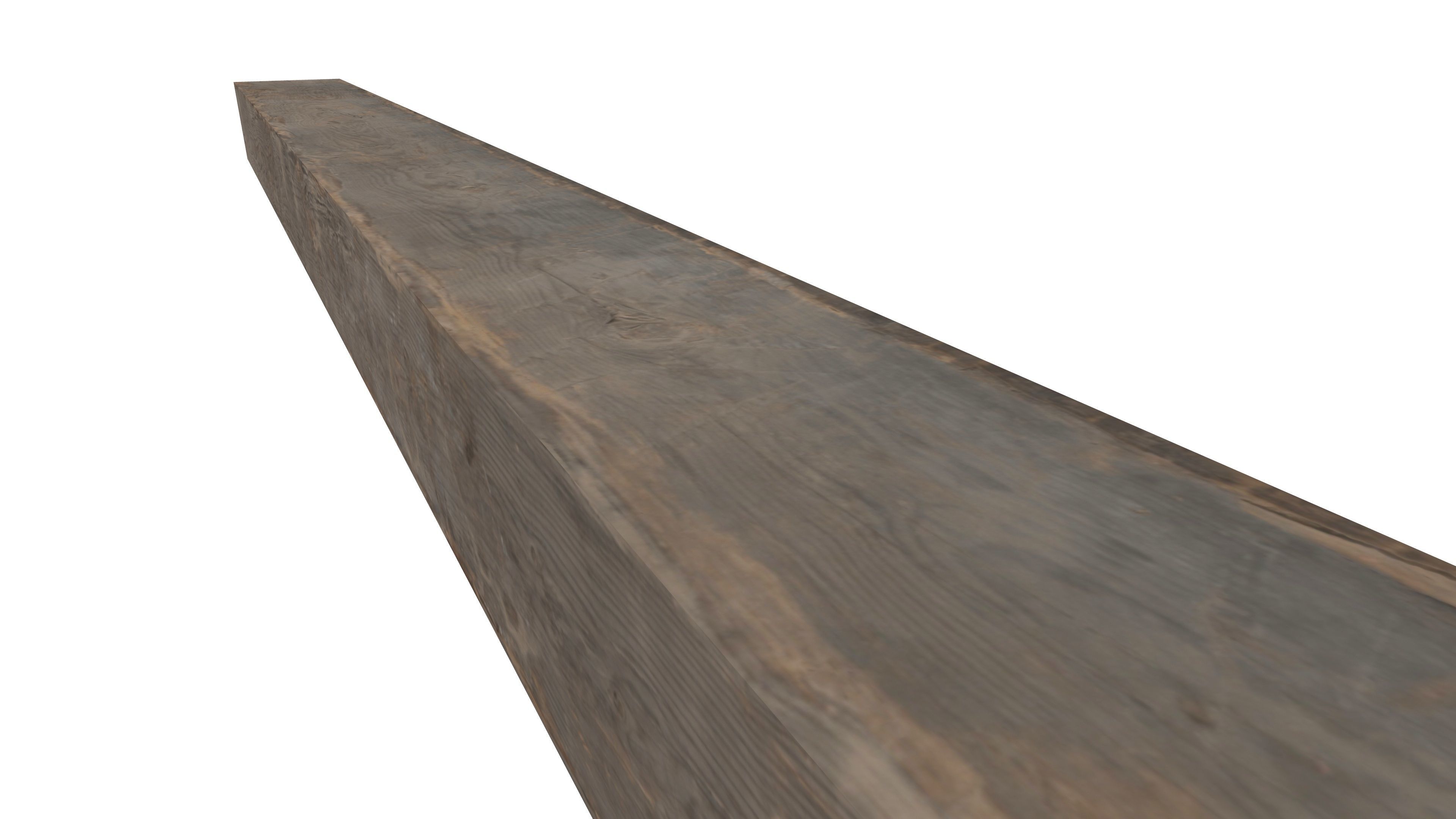 3D model Wooden Beam 3D Model AR VR PBR VR / AR / low-poly | CGTrader