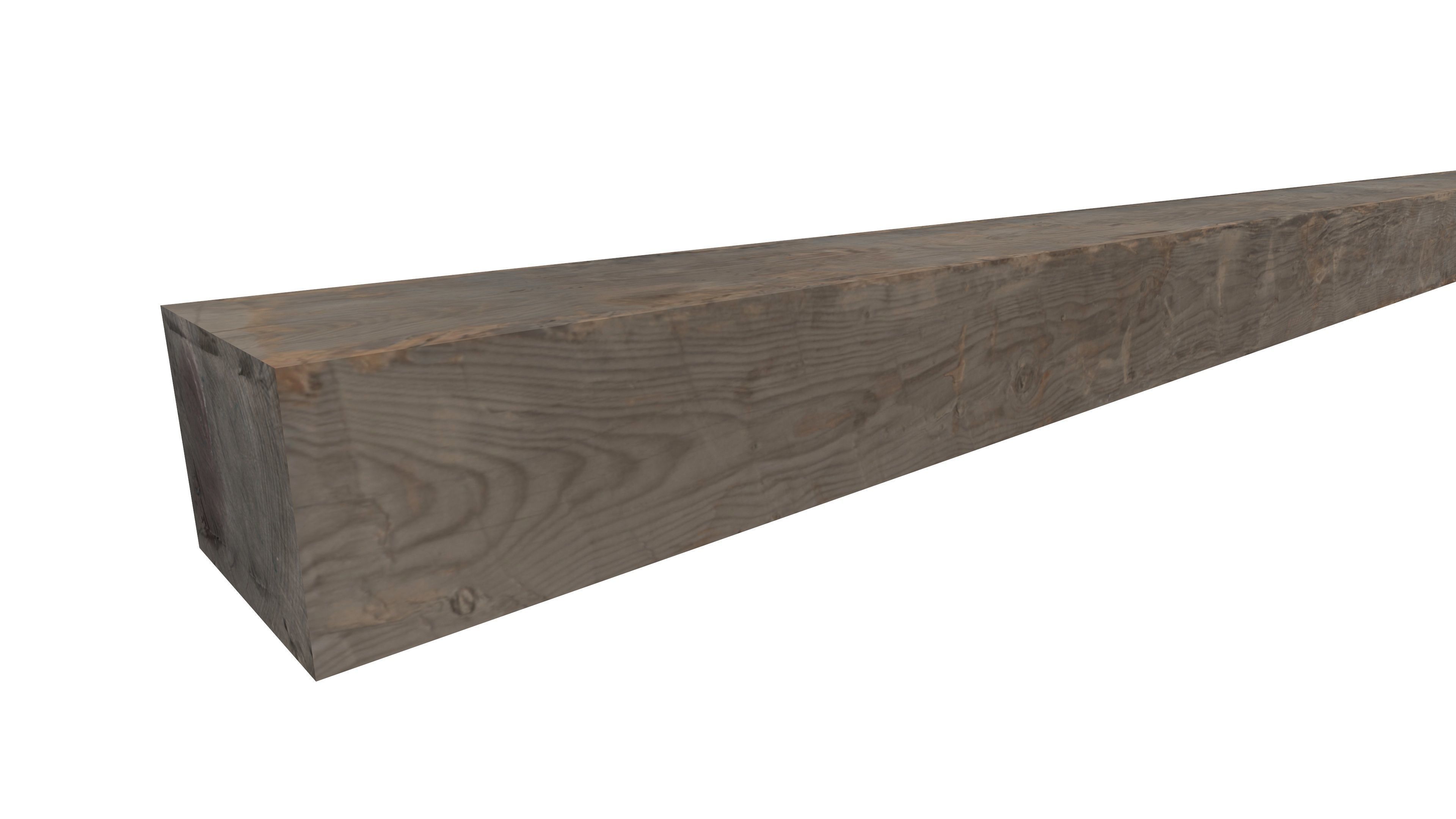 3D model Wooden Beam 3D Model AR VR PBR VR / AR / low-poly | CGTrader