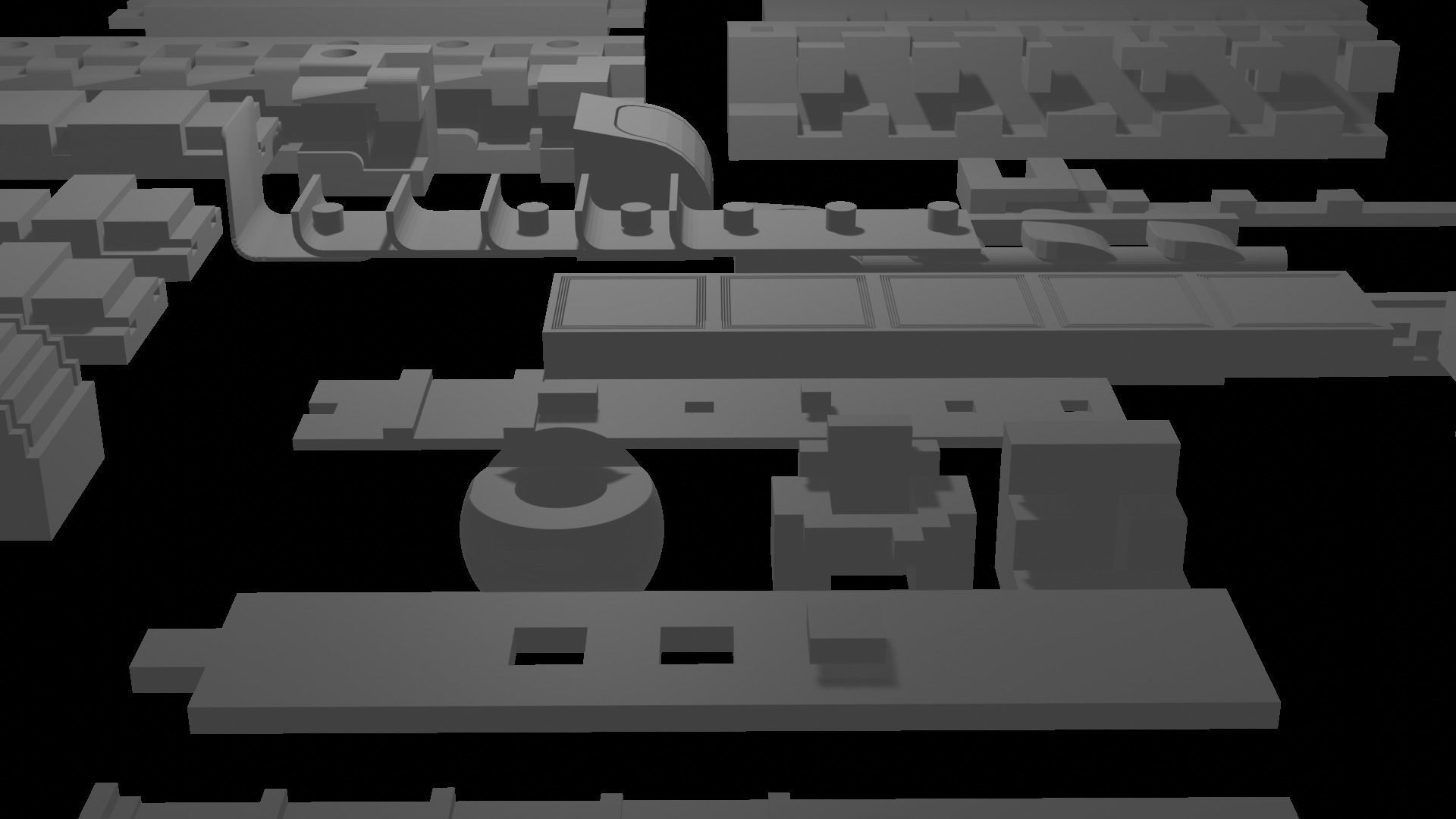 Greebles Pack - 25 itens 3D model | CGTrader