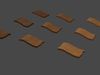 3D model Low Poly Roof Tiles VR / AR / low-poly | CGTrader