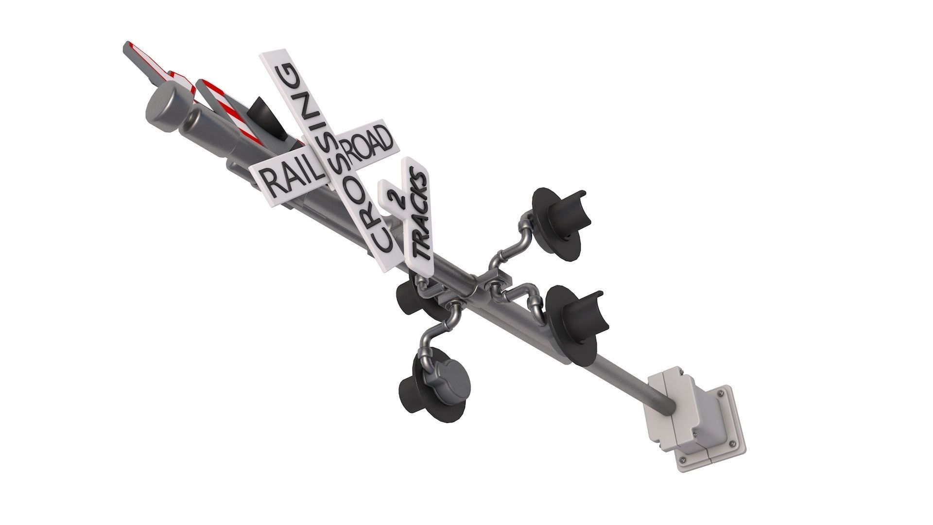 Railroad Crossings collection 3D model | CGTrader Railroad Crossings collection 3D model | CGTrader