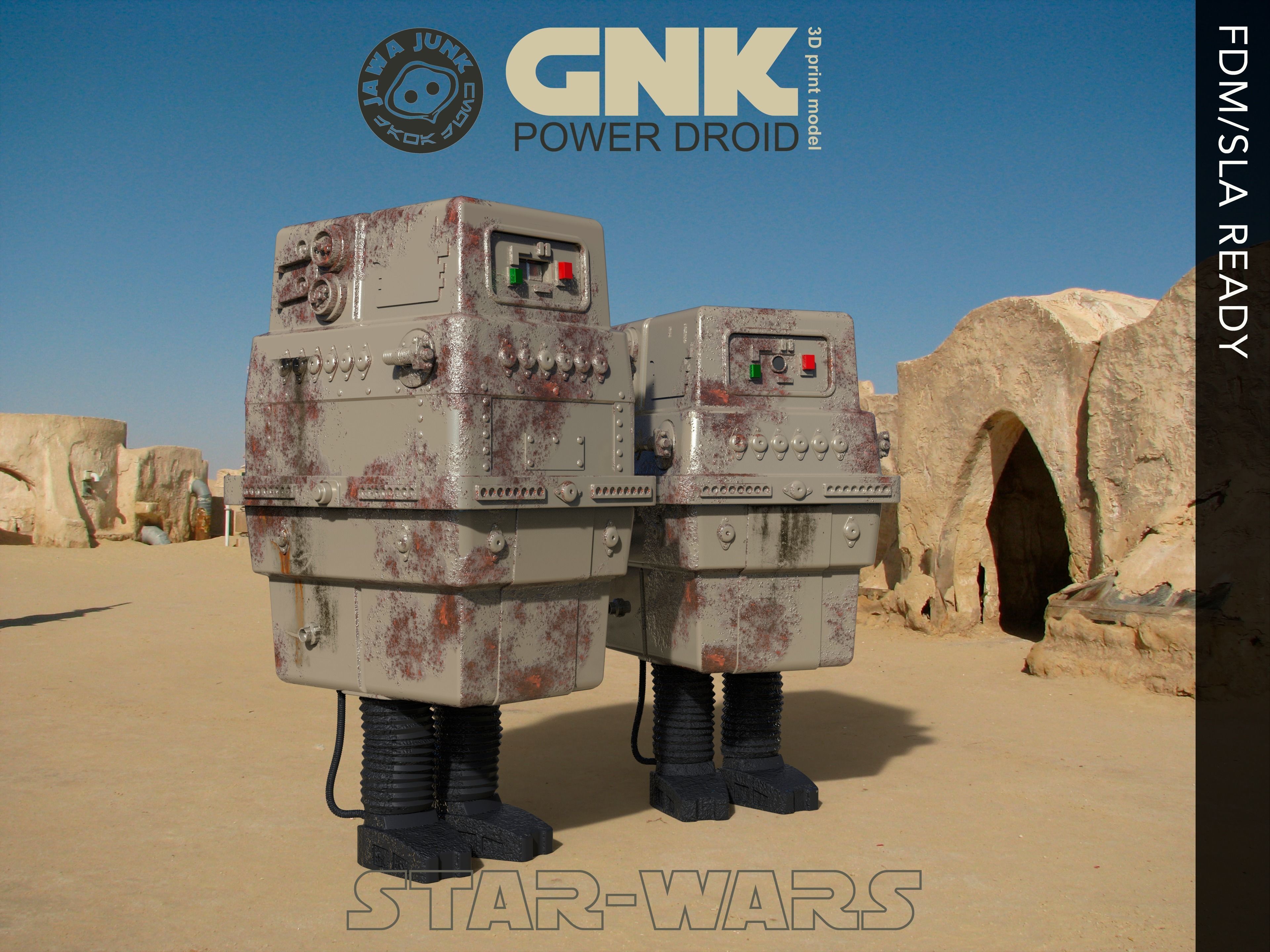 STAR WARS GNK GONK POWER DROID CLASSIC 3D model 3D printable | CGTrader