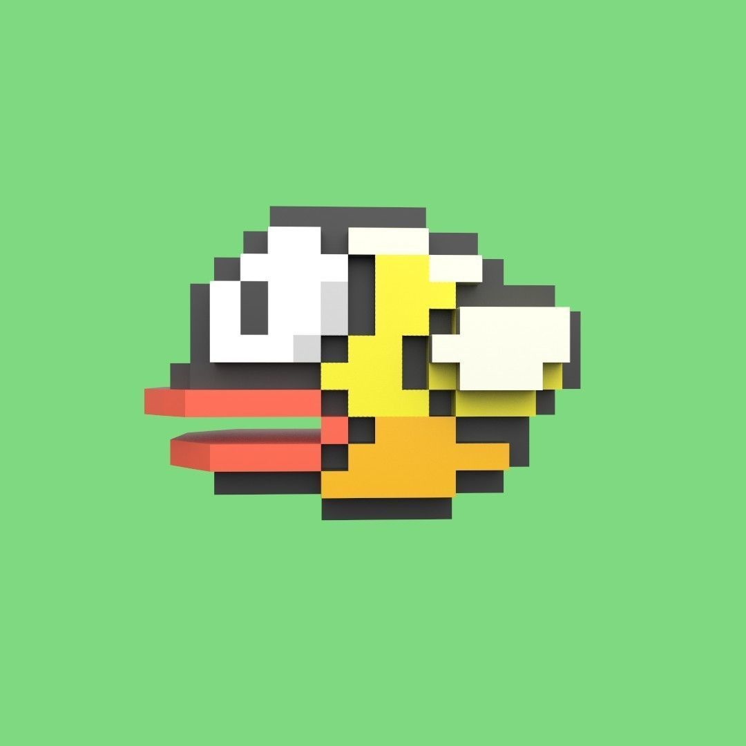 3D model Flappy Bird 3D VR / AR / low-poly | CGTrader