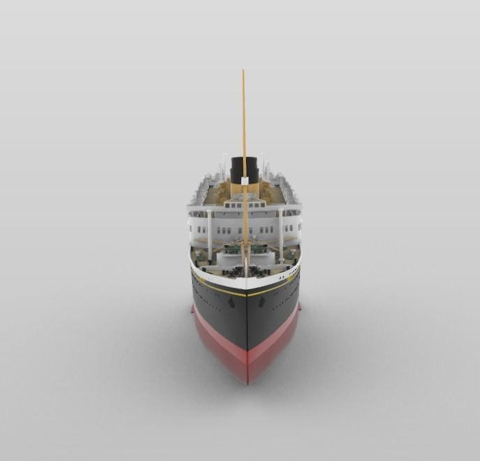 MV GEORGIC 1931 last White Star Line ship printable model 3D model 3D ...