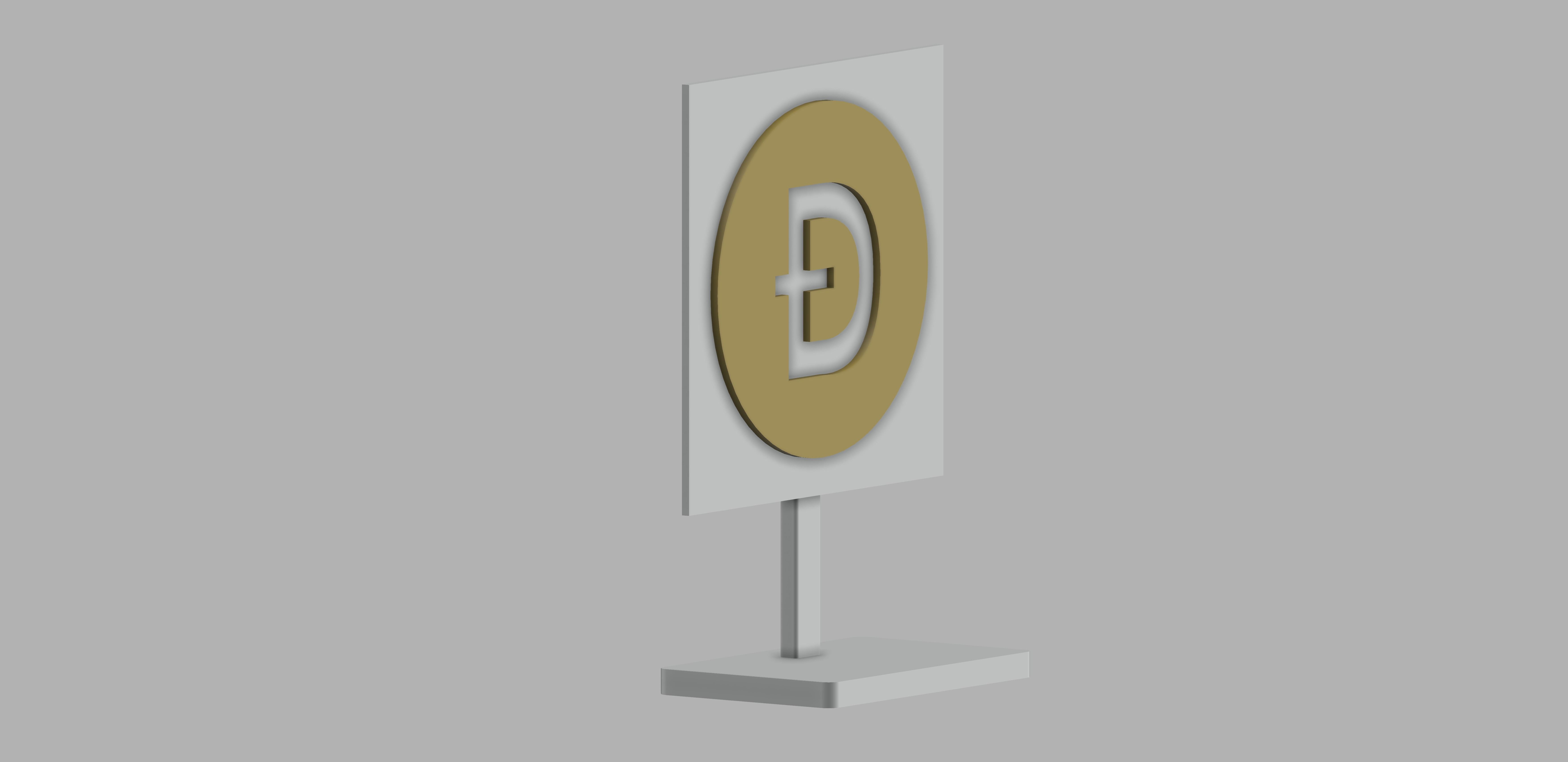 Doge Coin Stand 3D model 3D printable | CGTrader