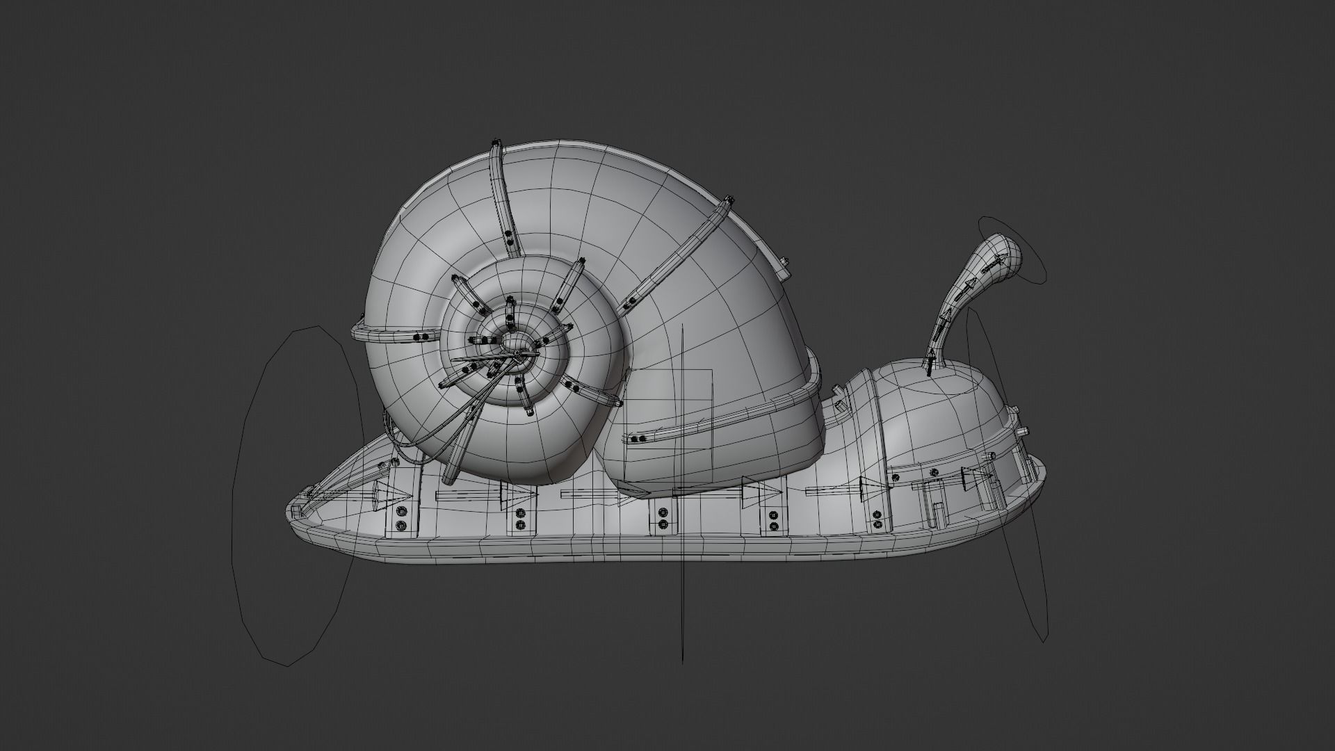 3D model Mecha Snail VR / AR / low-poly | CGTrader