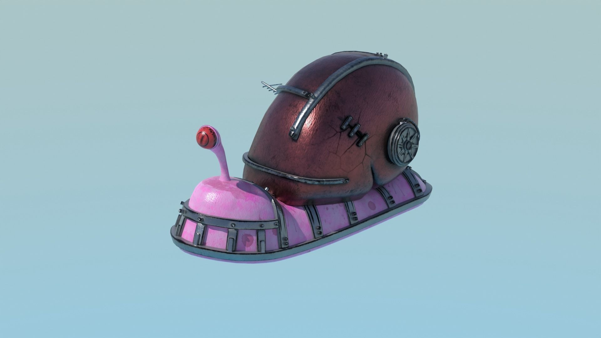 3D model Mecha Snail VR / AR / low-poly | CGTrader
