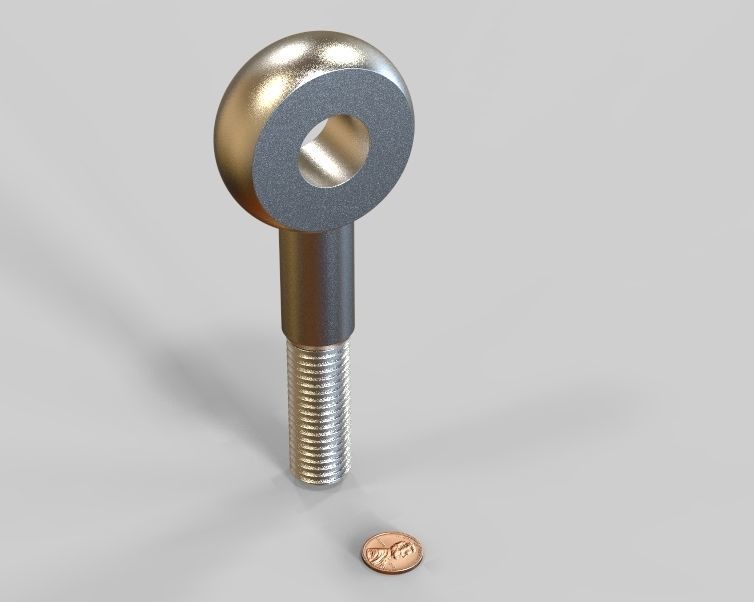 M20 Eye Bolt 3D model 3D printable | CGTrader