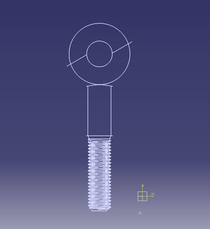 M16 Eye Bolt 3D model 3D printable | CGTrader