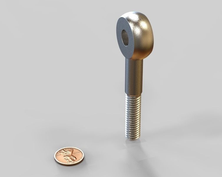 M10 Eye Bolt 3D model 3D printable | CGTrader