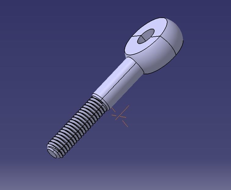 M10 Eye Bolt 3D model 3D printable | CGTrader