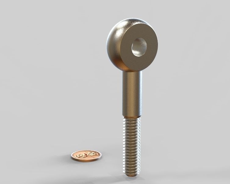 M10 Eye Bolt 3D model 3D printable | CGTrader