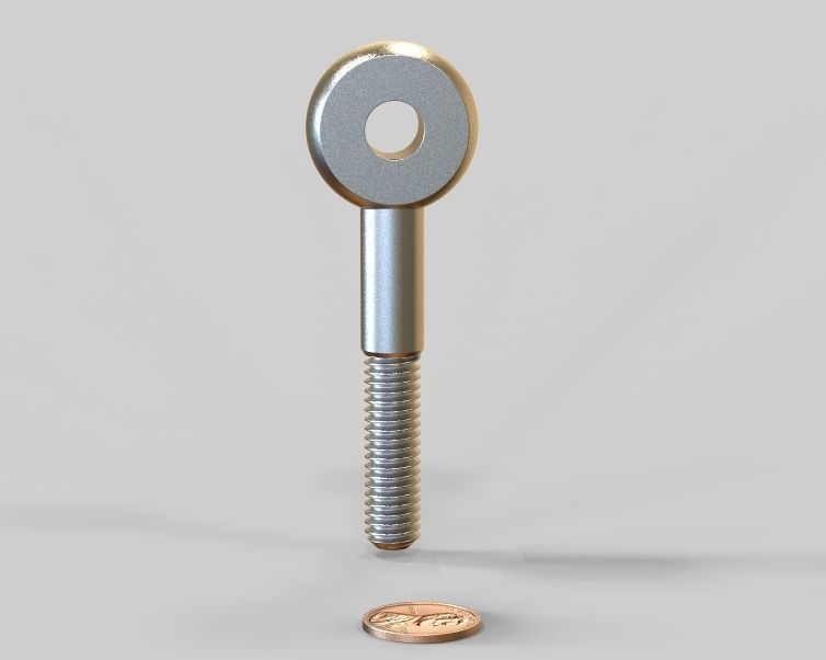 M10 Eye Bolt 3D model 3D printable | CGTrader