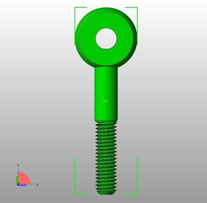 M10 Eye Bolt 3D model 3D printable | CGTrader