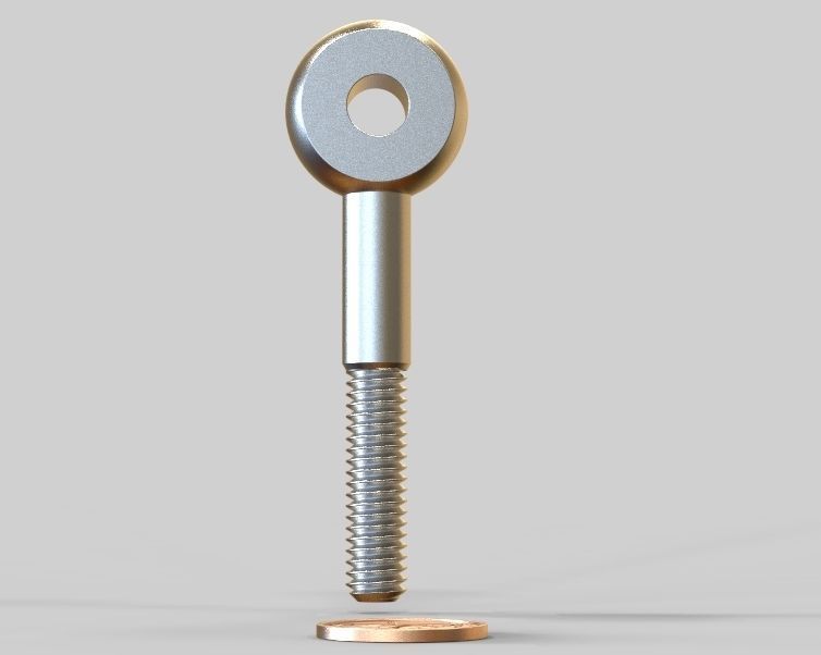 M8 Eye Bolt 3D model 3D printable | CGTrader