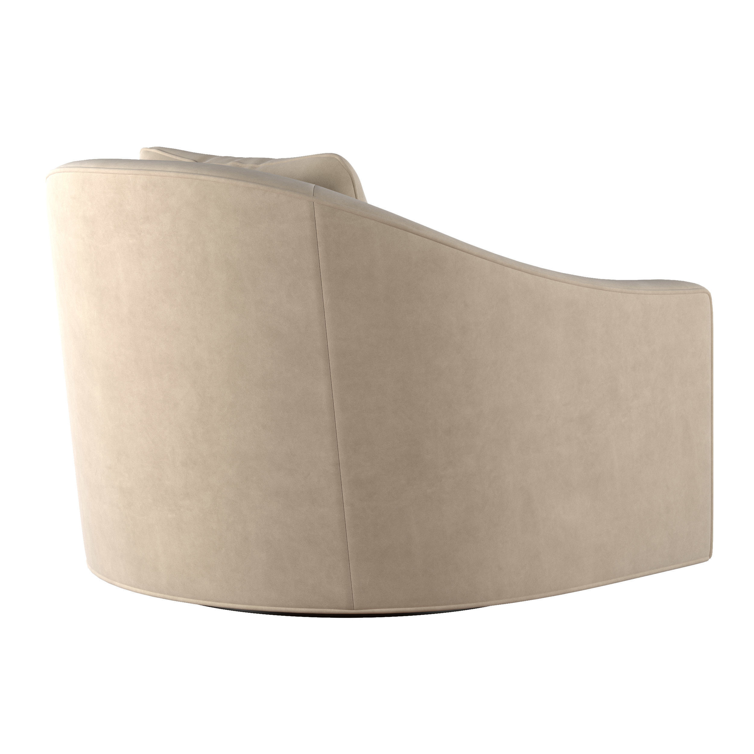 3D model RH CURVED SWIVEL CHAIR VR / AR / low-poly | CGTrader