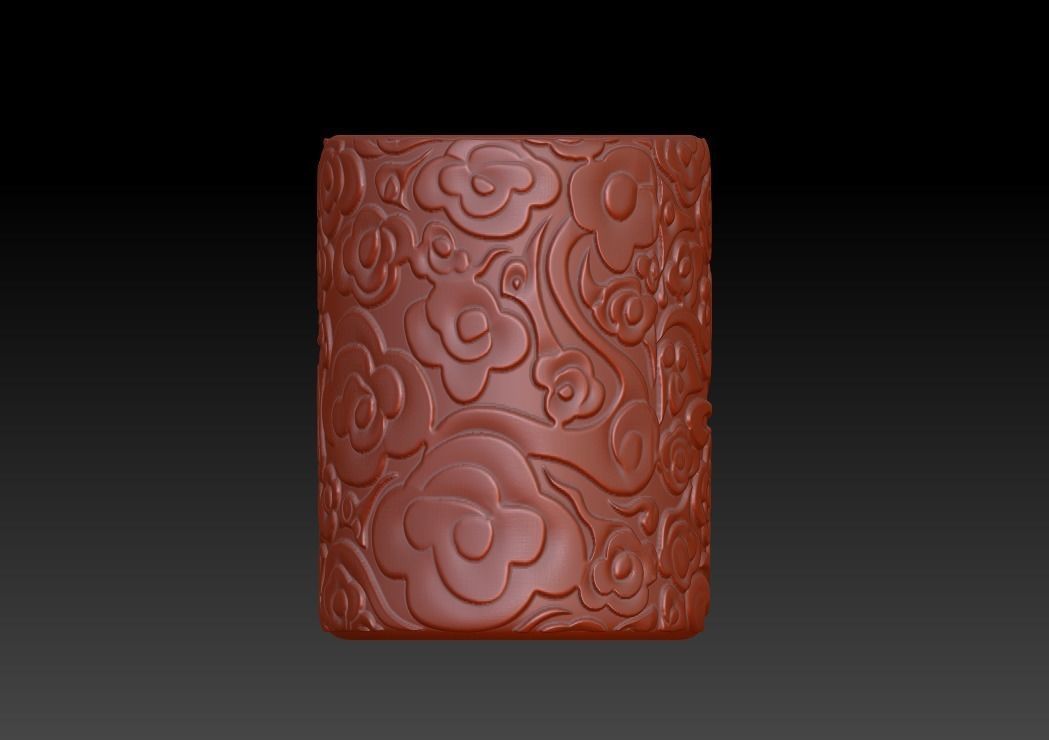 Carving drawing pen cylinder design 3D printing pen cylinder STL 3D ...