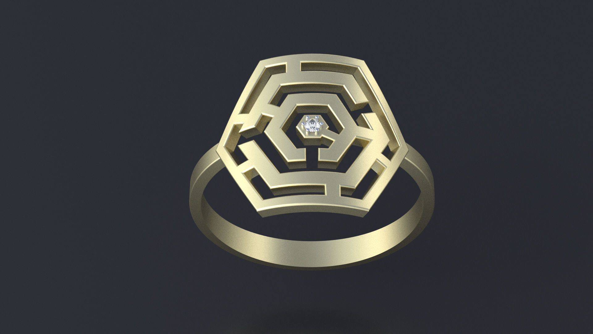 Ring maze for CNC or 3D model 3D printable | CGTrader