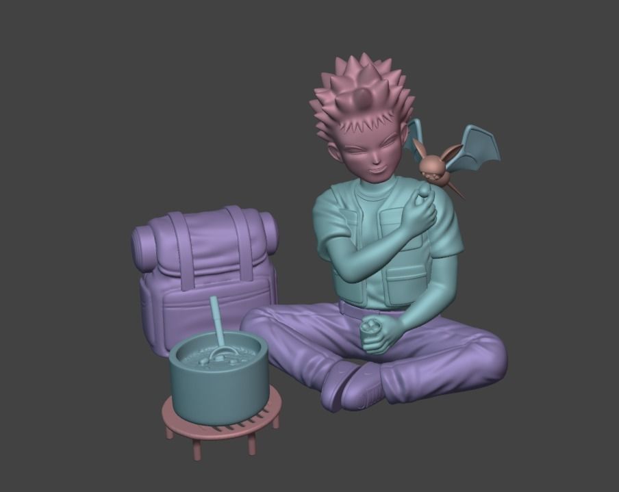 Brock cooking - Pokemon - 3D PRINT 3D model 3D printable | CGTrader