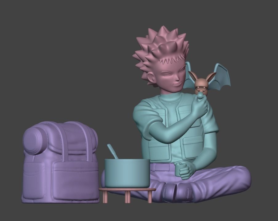 Brock cooking - Pokemon - 3D PRINT 3D model 3D printable | CGTrader