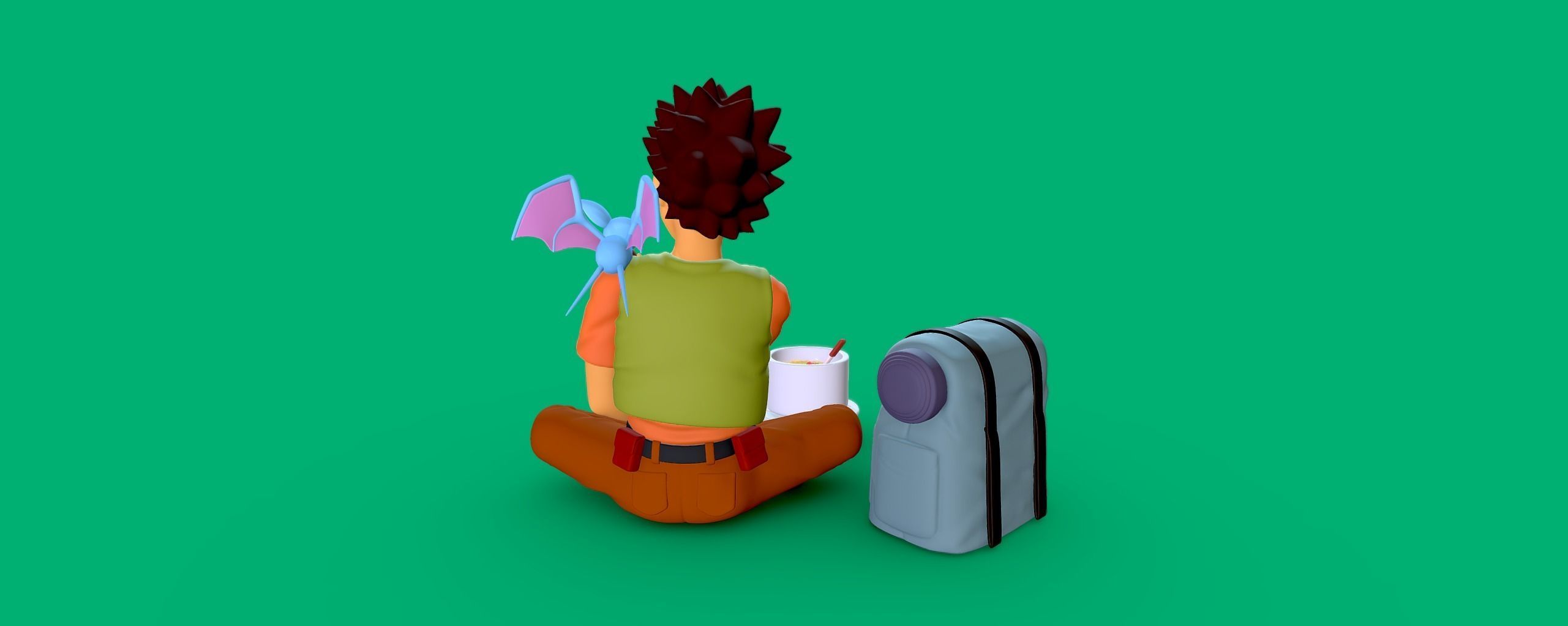 Brock cooking - Pokemon - 3D PRINT 3D model 3D printable | CGTrader
