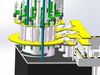 Liquid filling machine assembly line 3D model | CGTrader