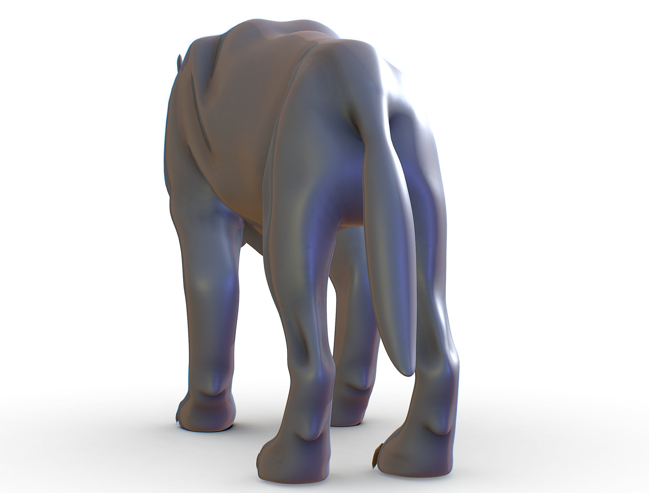 3D model High-Poly Monster Grey Wolf VR / AR / low-poly | CGTrader