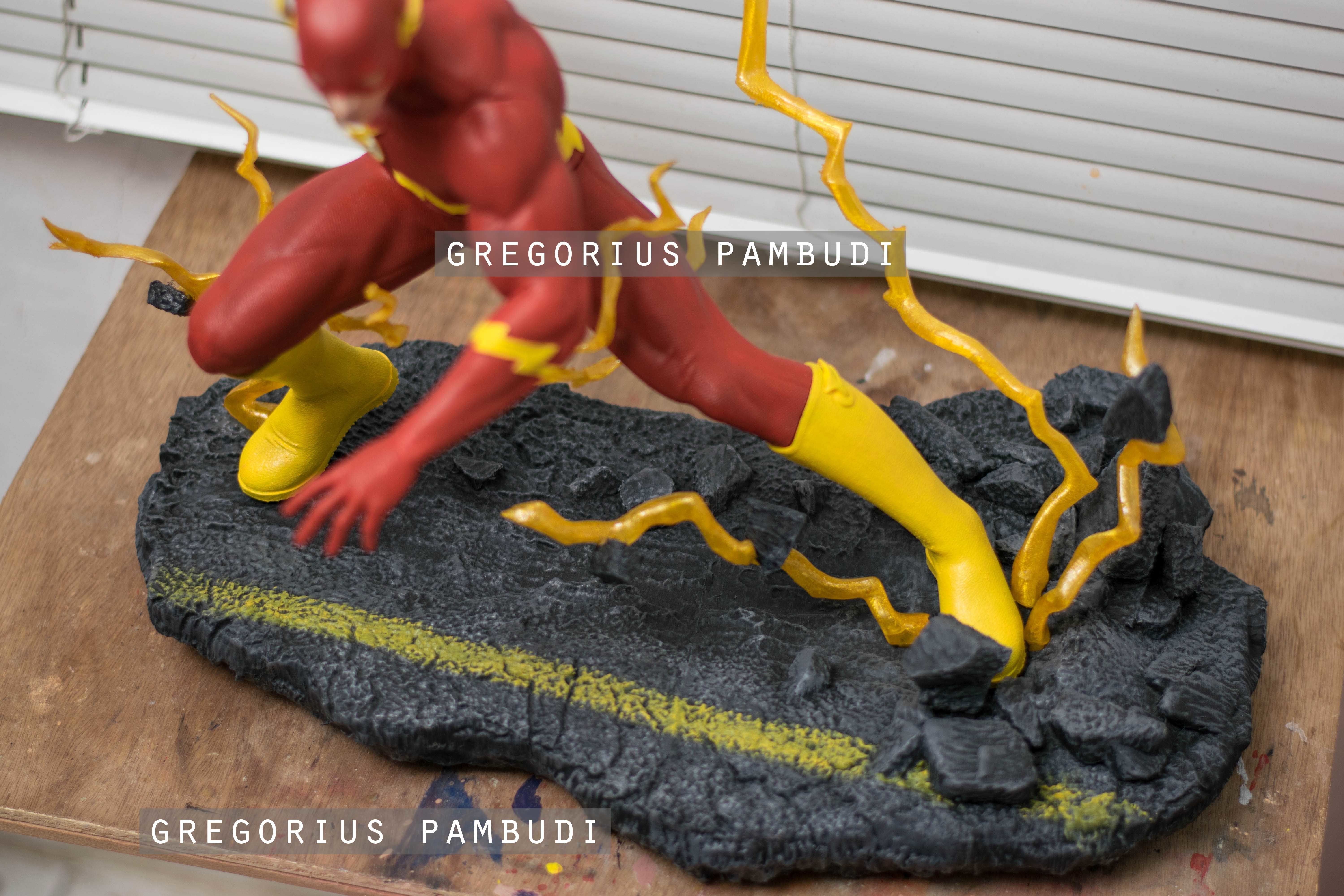 The Flash Fan Art Statue 3d Printable 3D model 3D printable | CGTrader