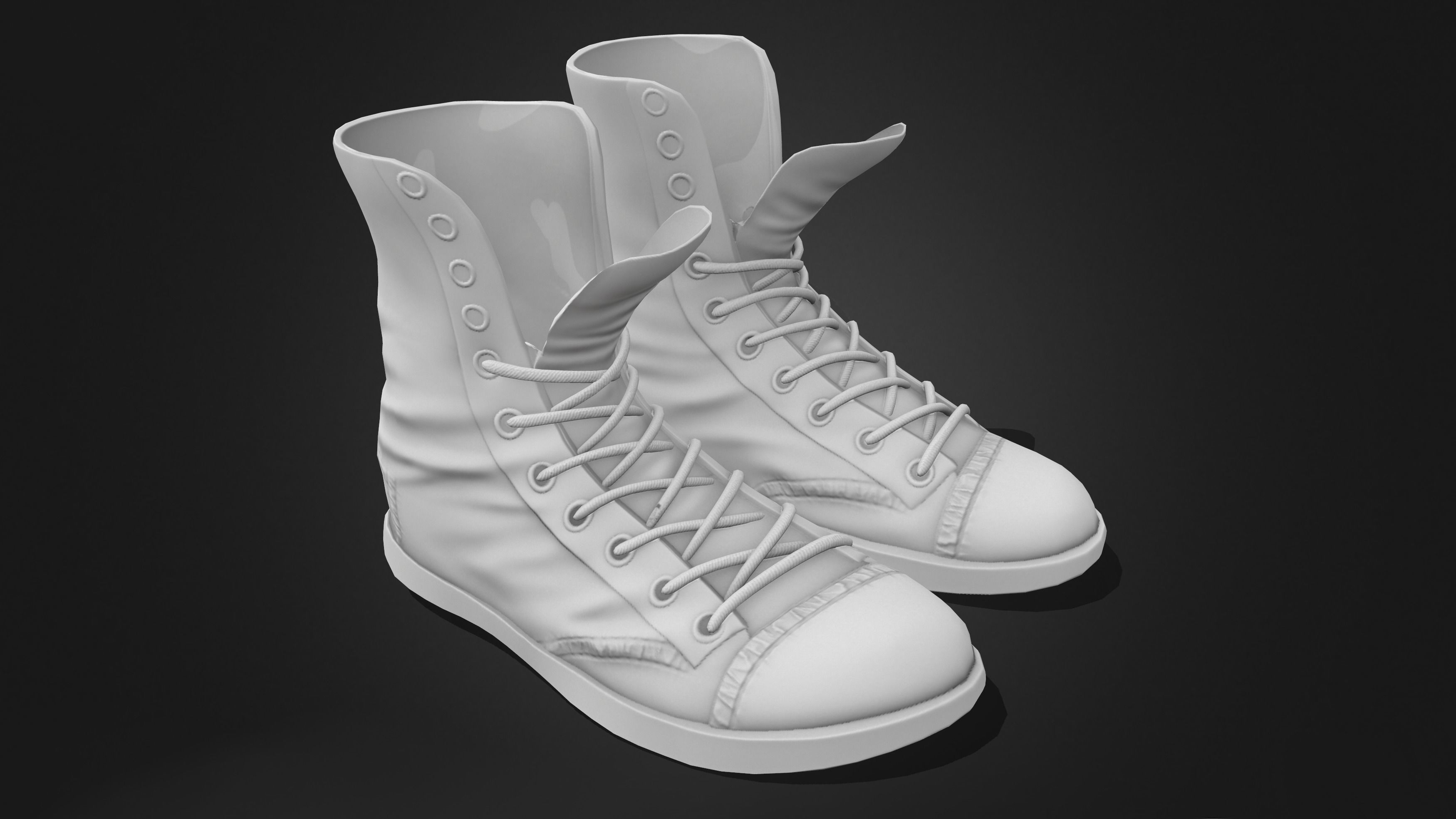 3D model Urban Boots VR / AR / low-poly | CGTrader