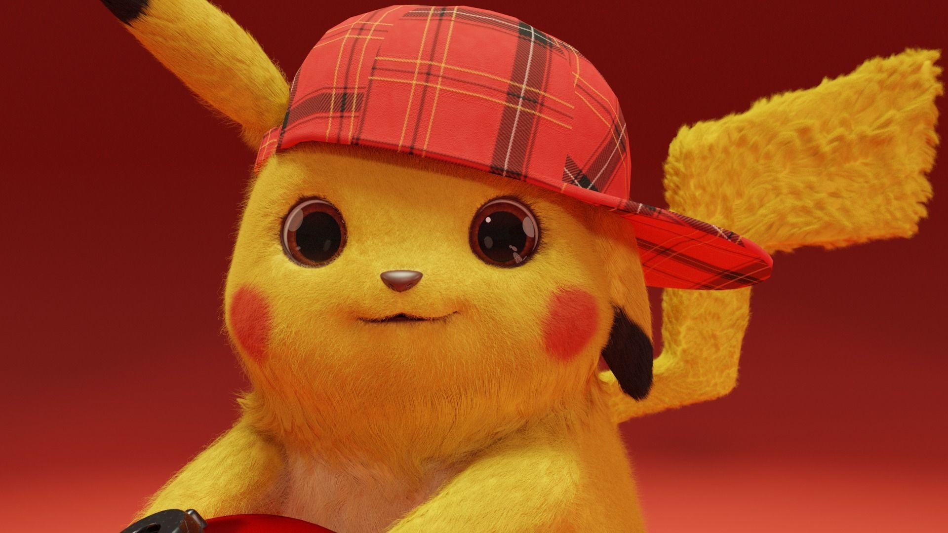 3D model Pikachu with pokeball VR / AR / low-poly | CGTrader