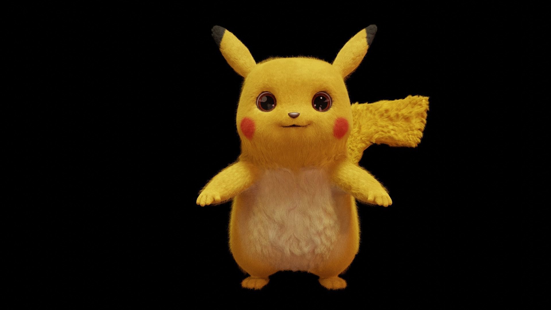 3D model Pikachu Dance VR / AR / low-poly | CGTrader