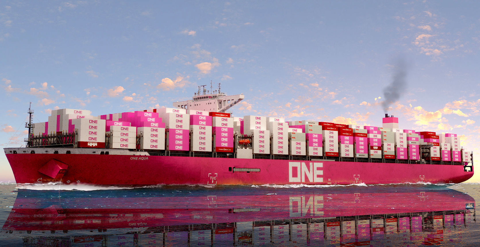 ONE Container ship 3D model | CGTrader